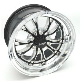 Boyd Coddington Bristol Wheels 15x8, 4.5" BS Gloss Black Milled with ...