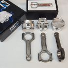 Spool XR6 Drag Pro I Beam Connecting Rods and Ross Racing Forged Pistons