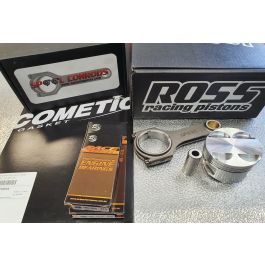 Toyota 1FZ-FE Rebuild Kit: Spool H Beam Conrods & Ross Racing Pistons